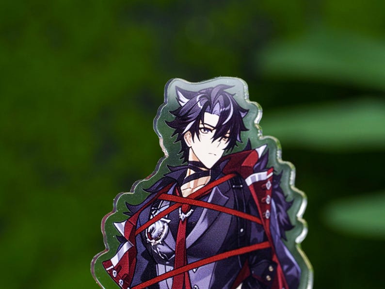Genshin Impact Wriothesley & Flins 15cm Acrylic Standee Set - Etsy