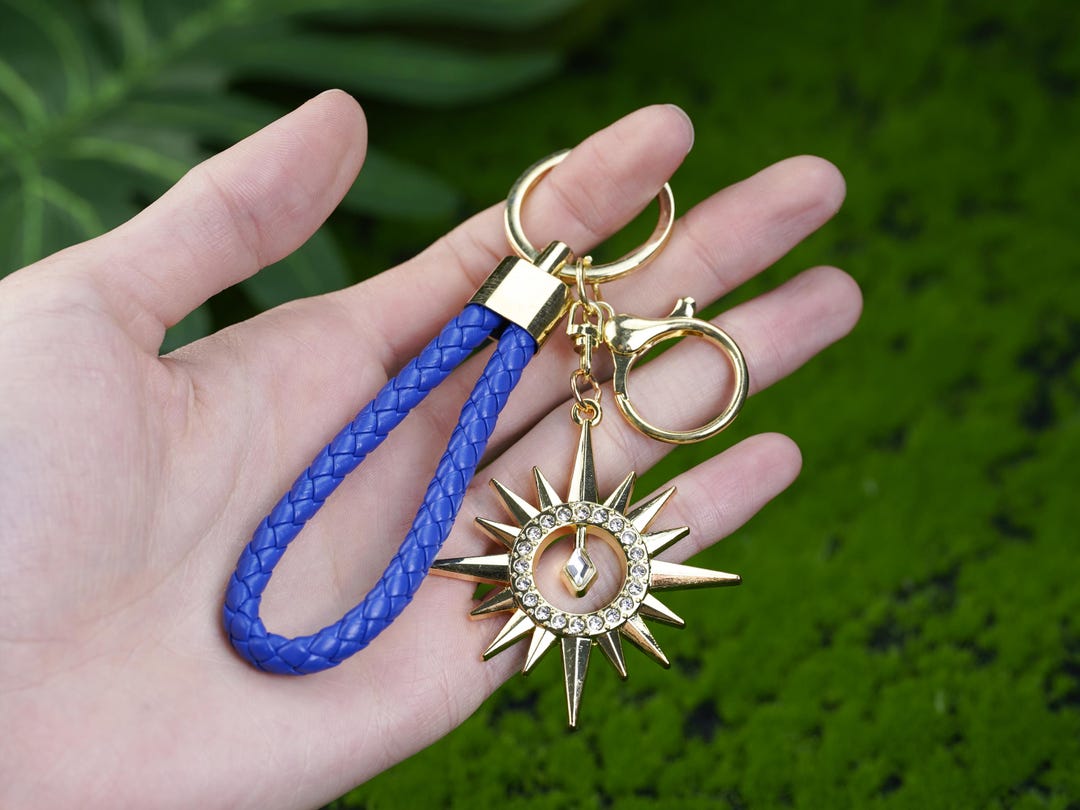 Honkai: Star Rail Phainon Keychain - Symbol Alloy Charm With Blue ...