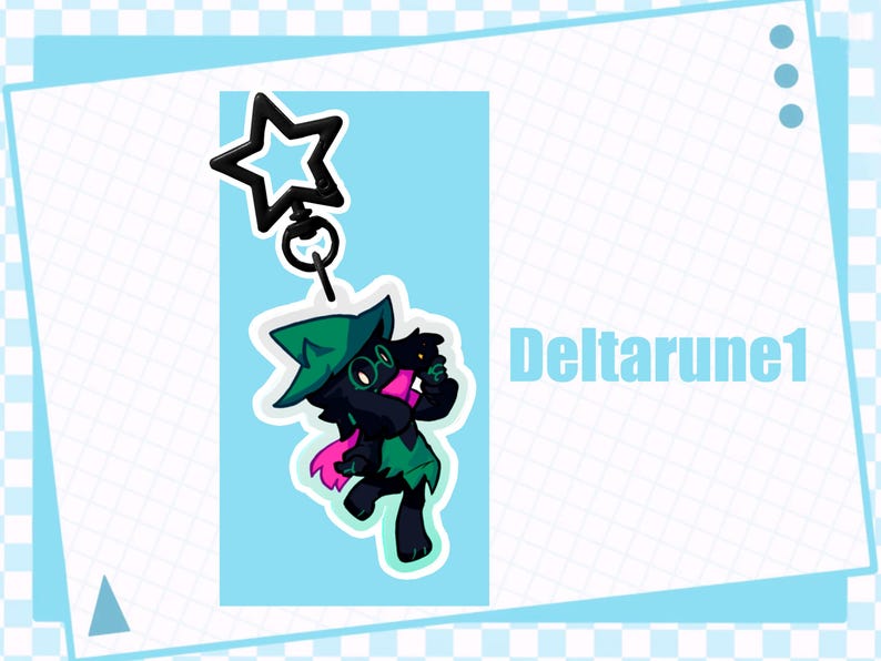 Deltarune 4 Variations Keychains| Acrylic Keychains,berdiy Kris Susie ...