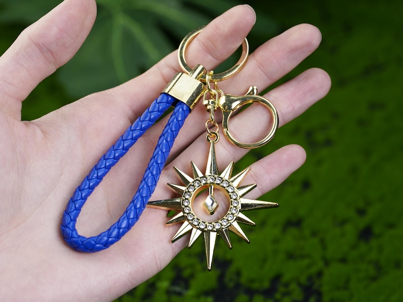 Honkai: Star Rail Phainon Keychain - Symbol Alloy Charm With Blue ...