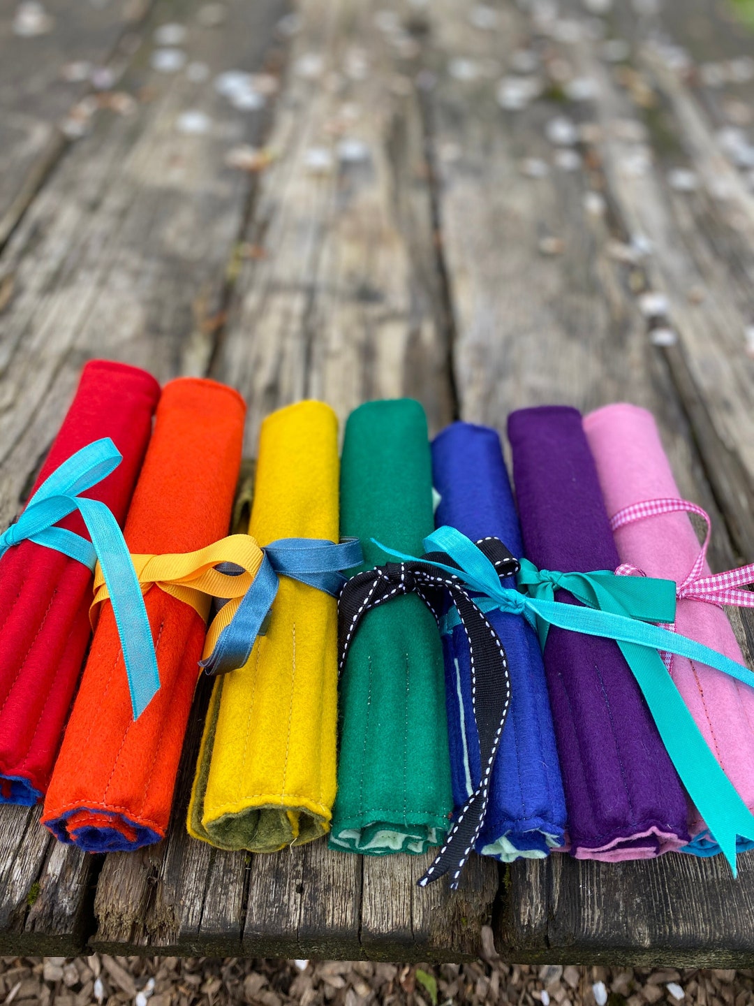 Travel Pencil Rolls Coloring Pencils Included, Travel, Easy to Carry ...