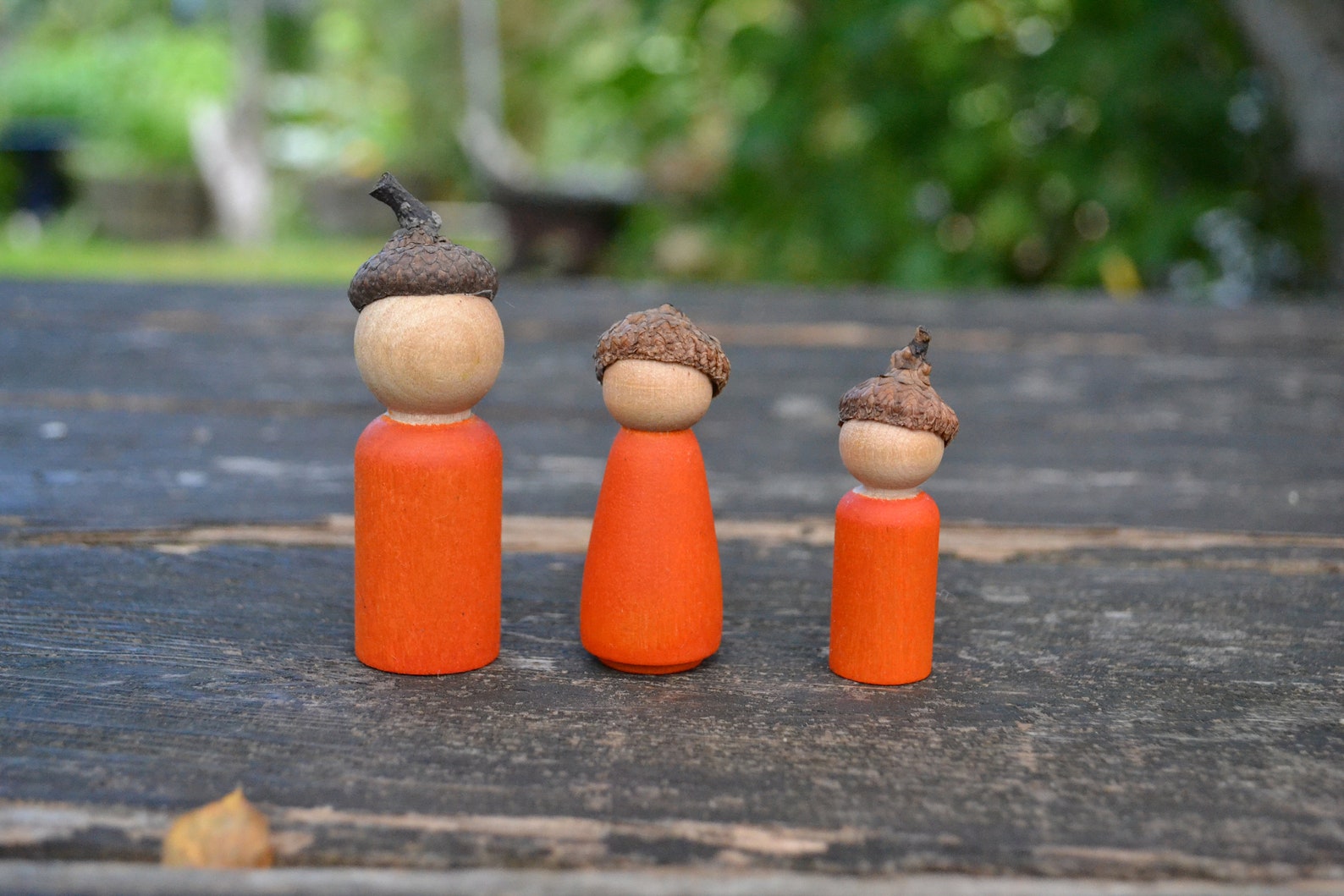 Acorn Peg Dolls, All Different Sizes Families Unique, Fall, Autumn ...