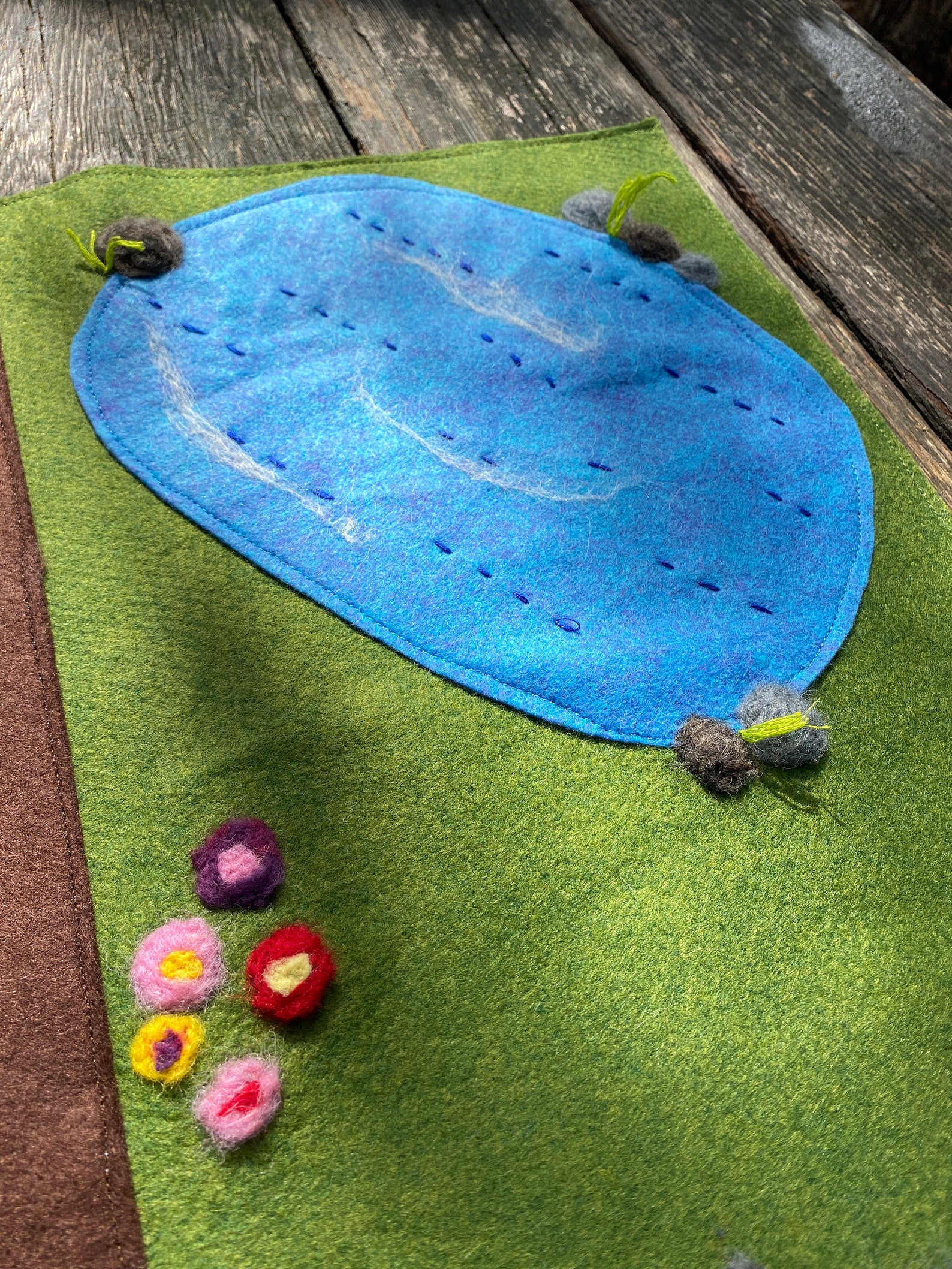 Farm Play Mat 37in X 24in. Barn Animals Farmer Garden - Etsy