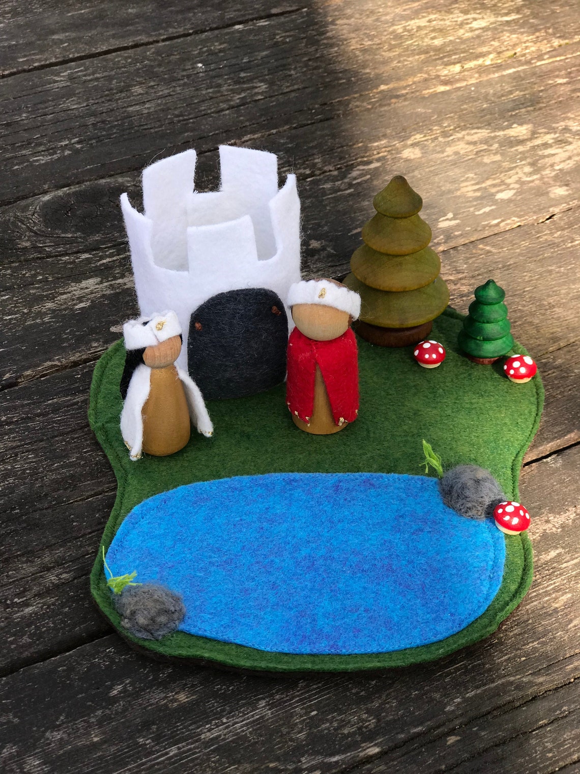Felt Castle Play Mat With Accessories. EVERYTHING is Included. Waldorf ...