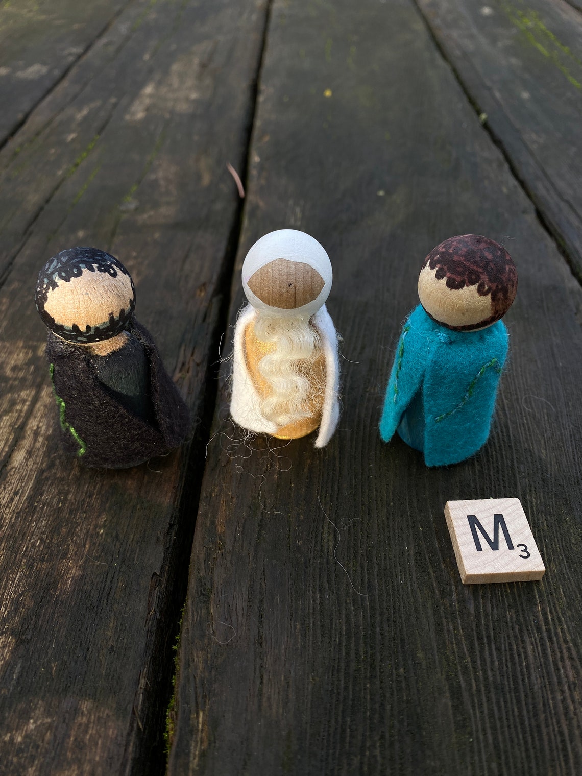 Greek gods and goddesses peg doll set for playing and | Etsy