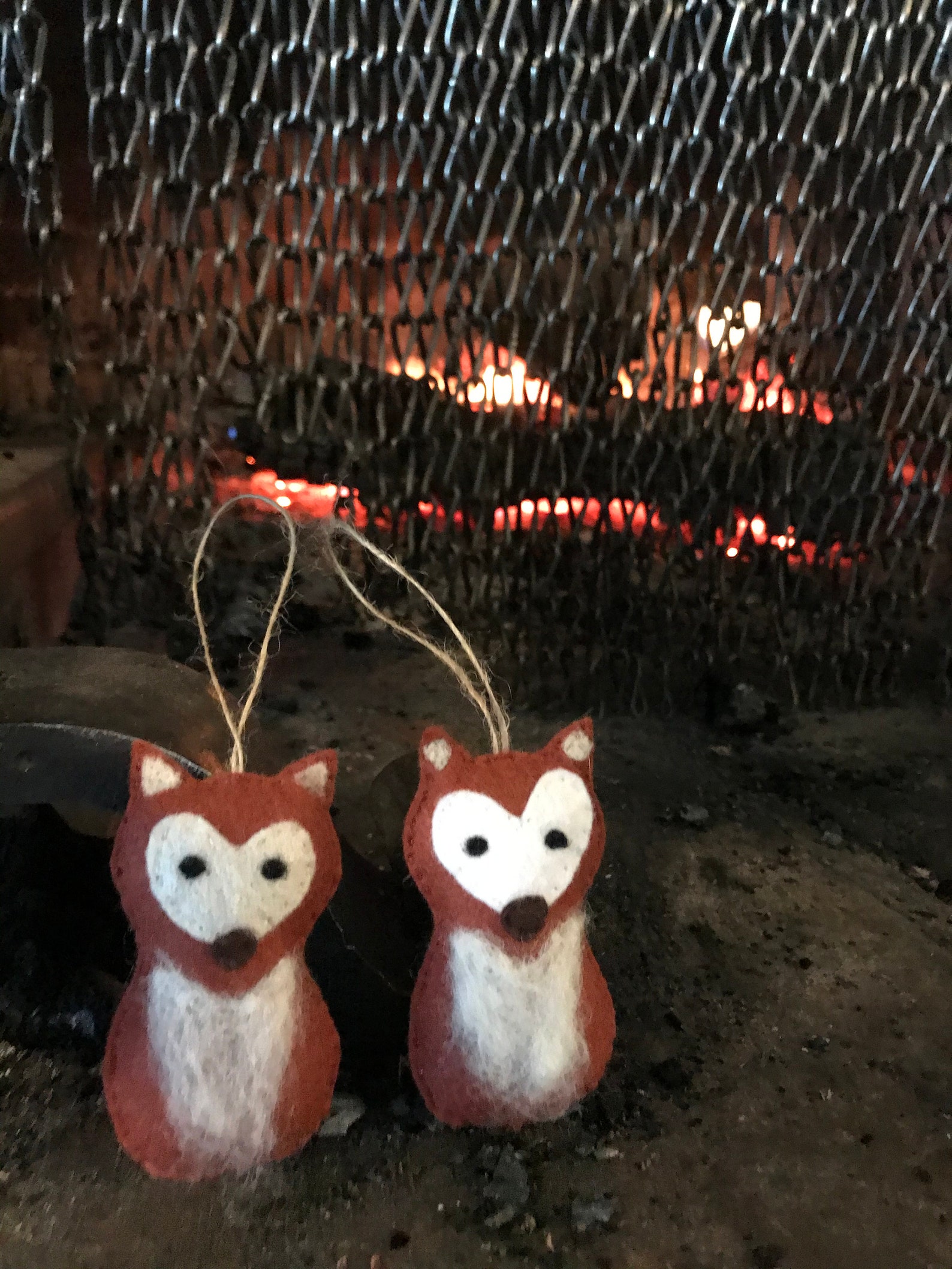 Fox Ornament Christmas Tree Decoration Gift Topper Perfect - Etsy