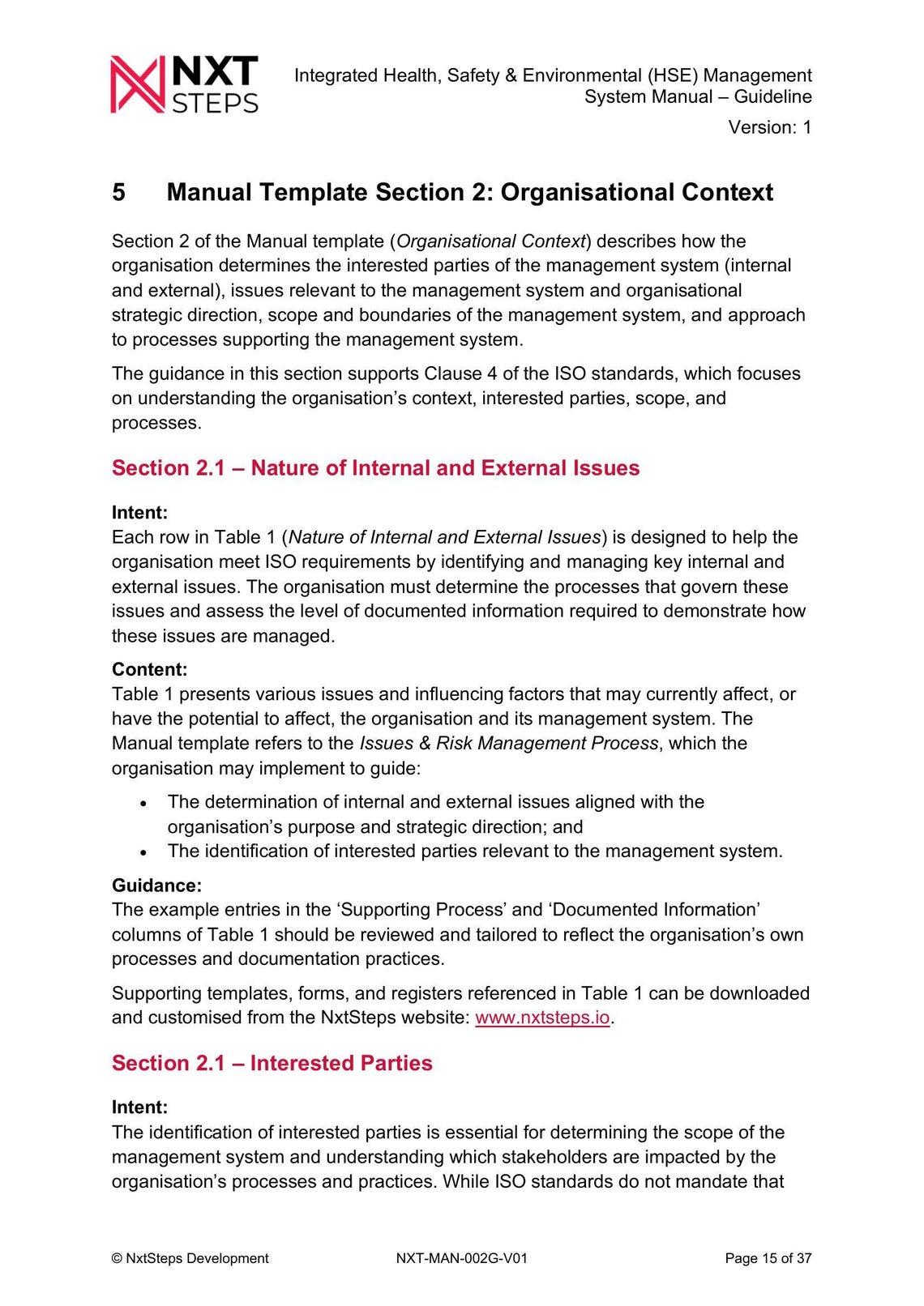 Integrated HSE Management System Manual Template and Guideline – ISO ...