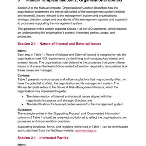 Integrated HSE Management System Manual Template and Guideline – ISO ...