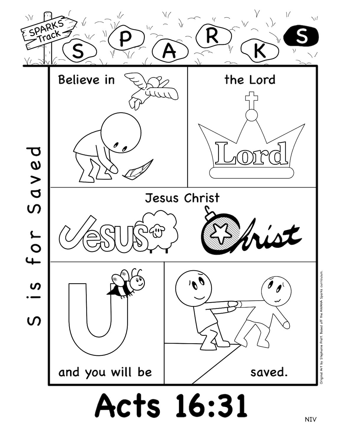 Visual Verse Sparks Track Coloring Sheet - Etsy