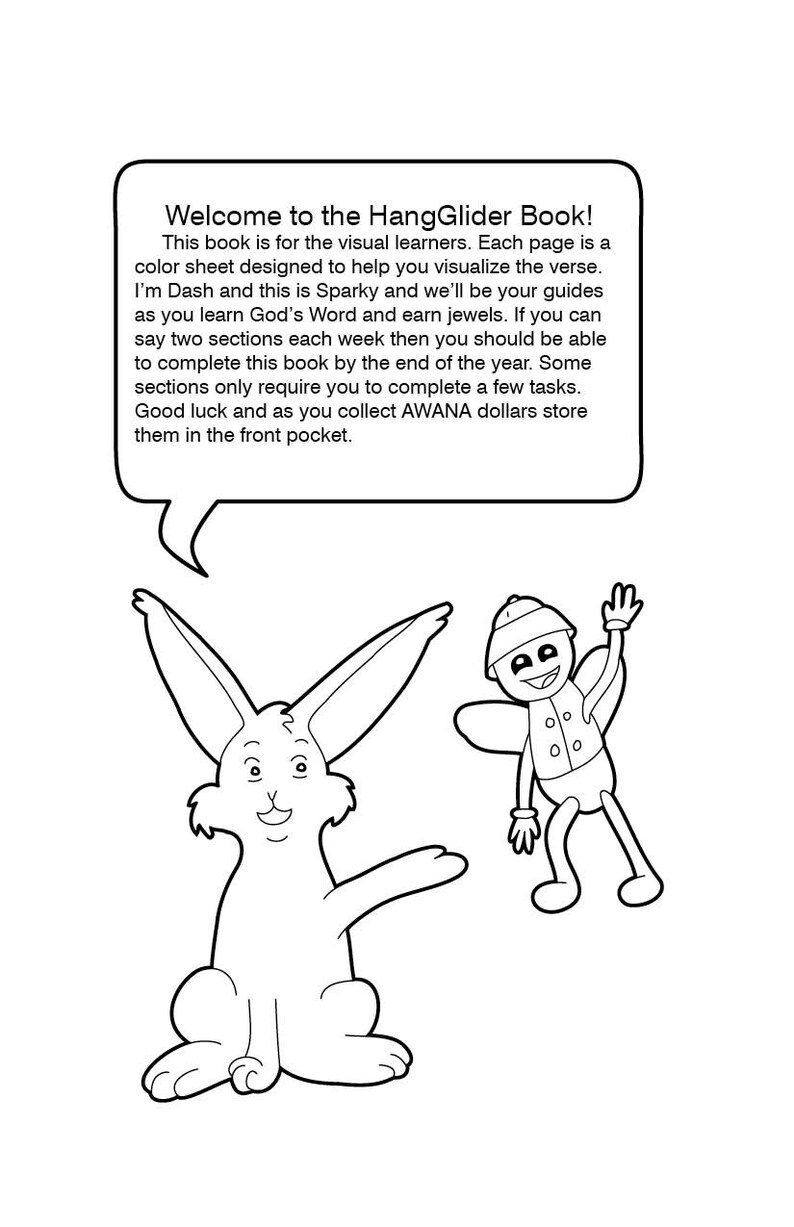 AWANA Sparks Hanglider Visual Verse - Etsy