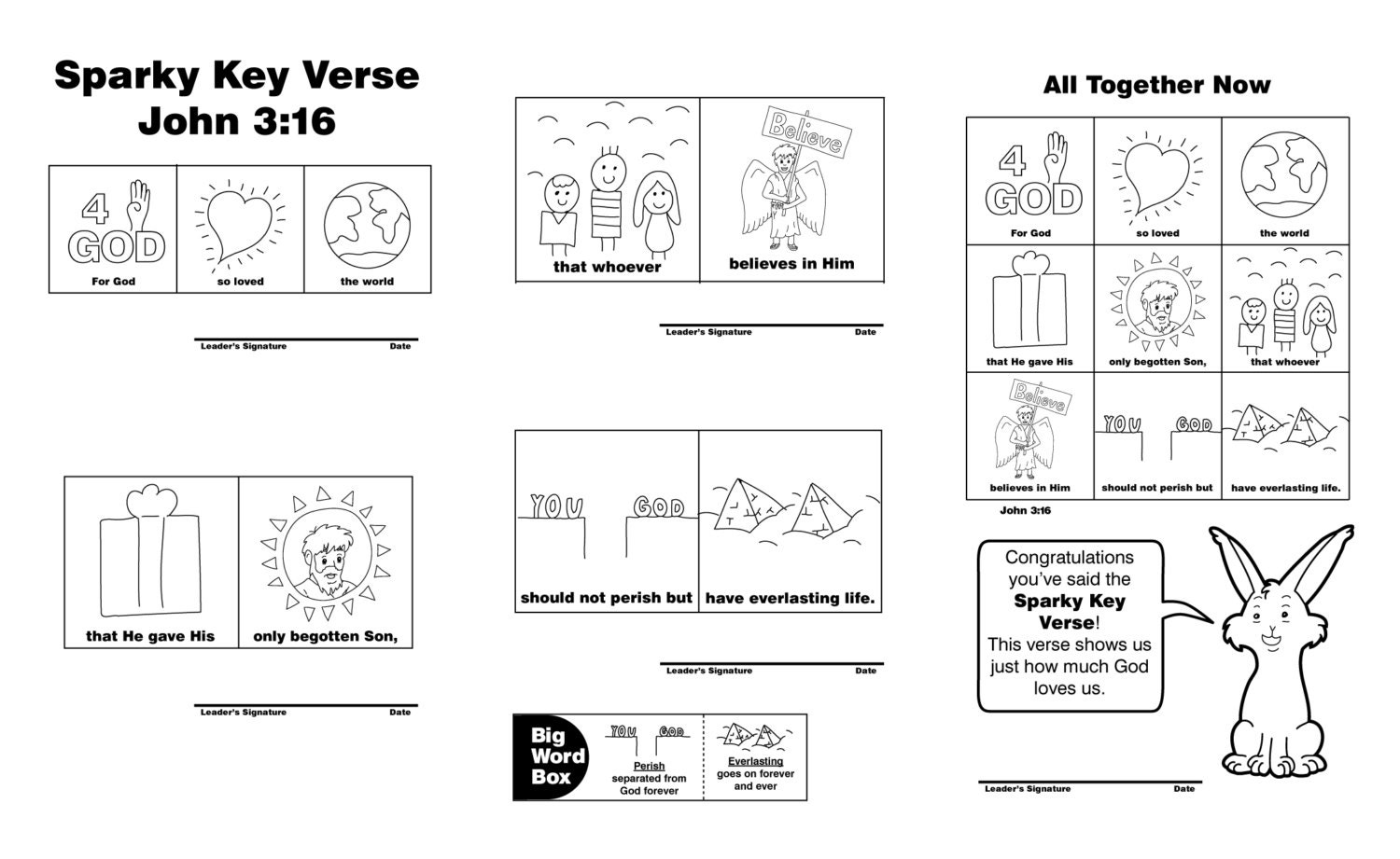 AWANA Sparks Hanglider Visual Verse - Etsy