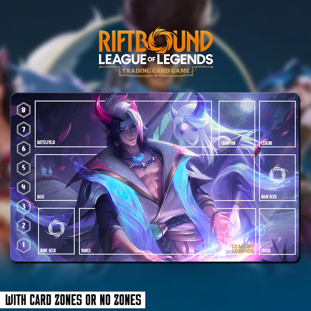 Tapete de juego League of Legends Riftbound - Aphelios - 24" x 14" (600 x 350 mm) - Etsy España