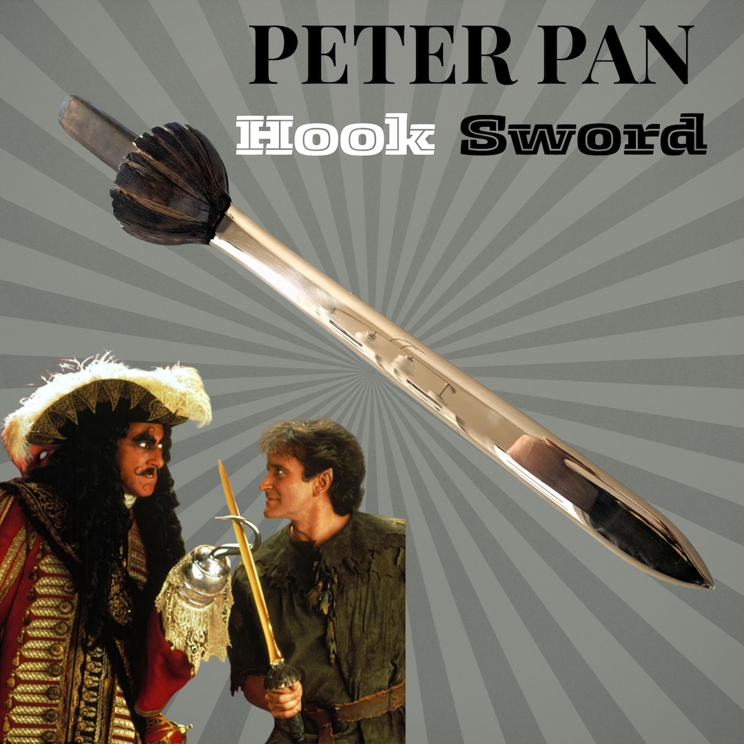 Peter Banning Pan Sword Prop Replica From Hook (1991) | Handmade Metal ...