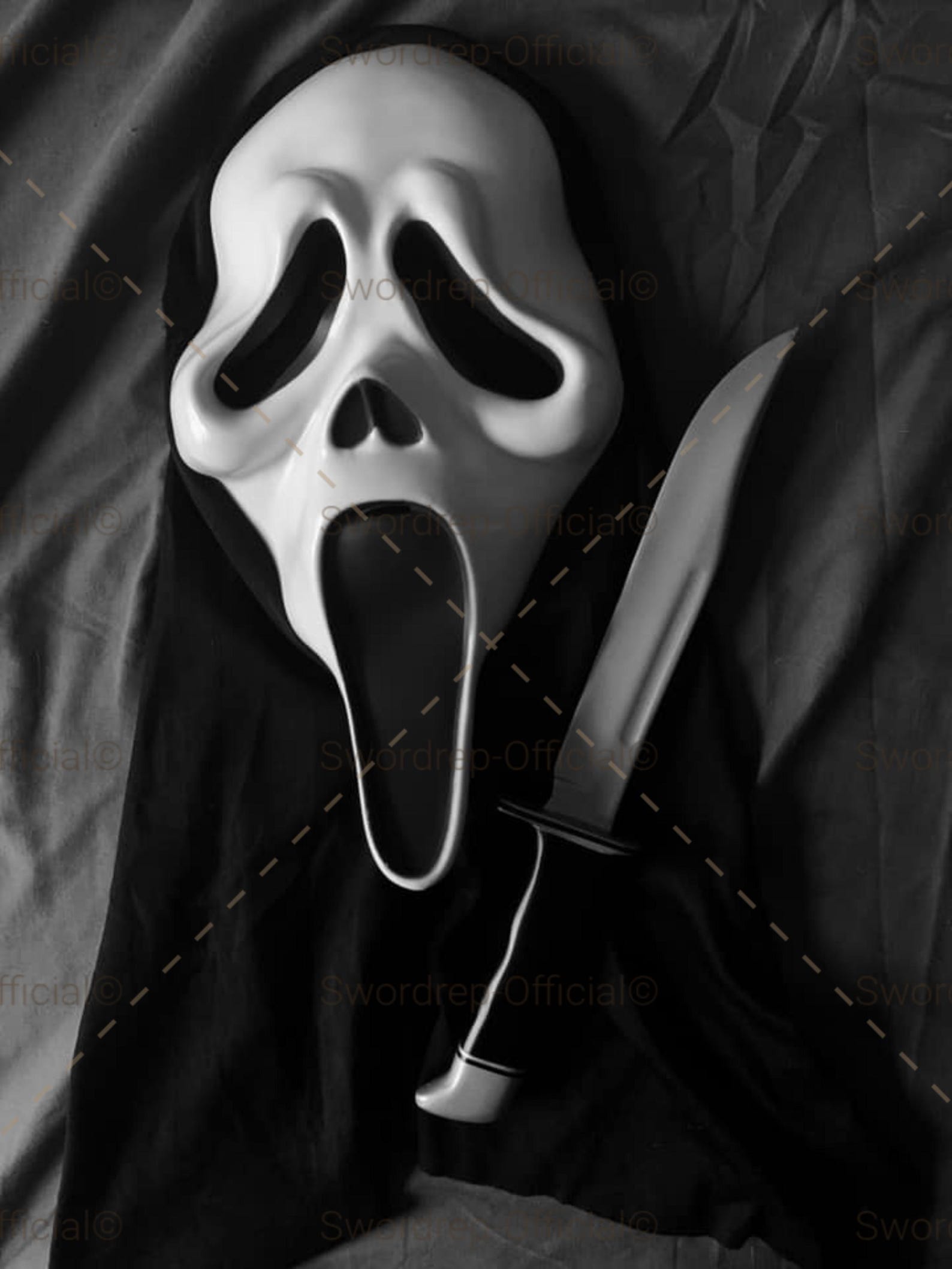 Scream Knife Replica – Handmade Buck 120 Hunting Knife Ghostface Prop ...