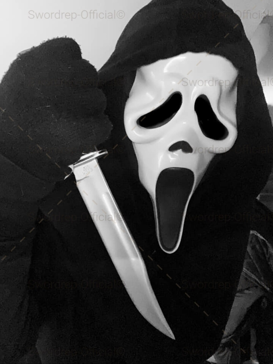 Scream Knife Replica – Handmade Buck 120 Hunting Knife Ghostface Prop ...