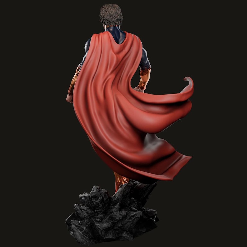 Absolute Superman STL File for 3D Printing – DC Fan Art Statue & Bust ...