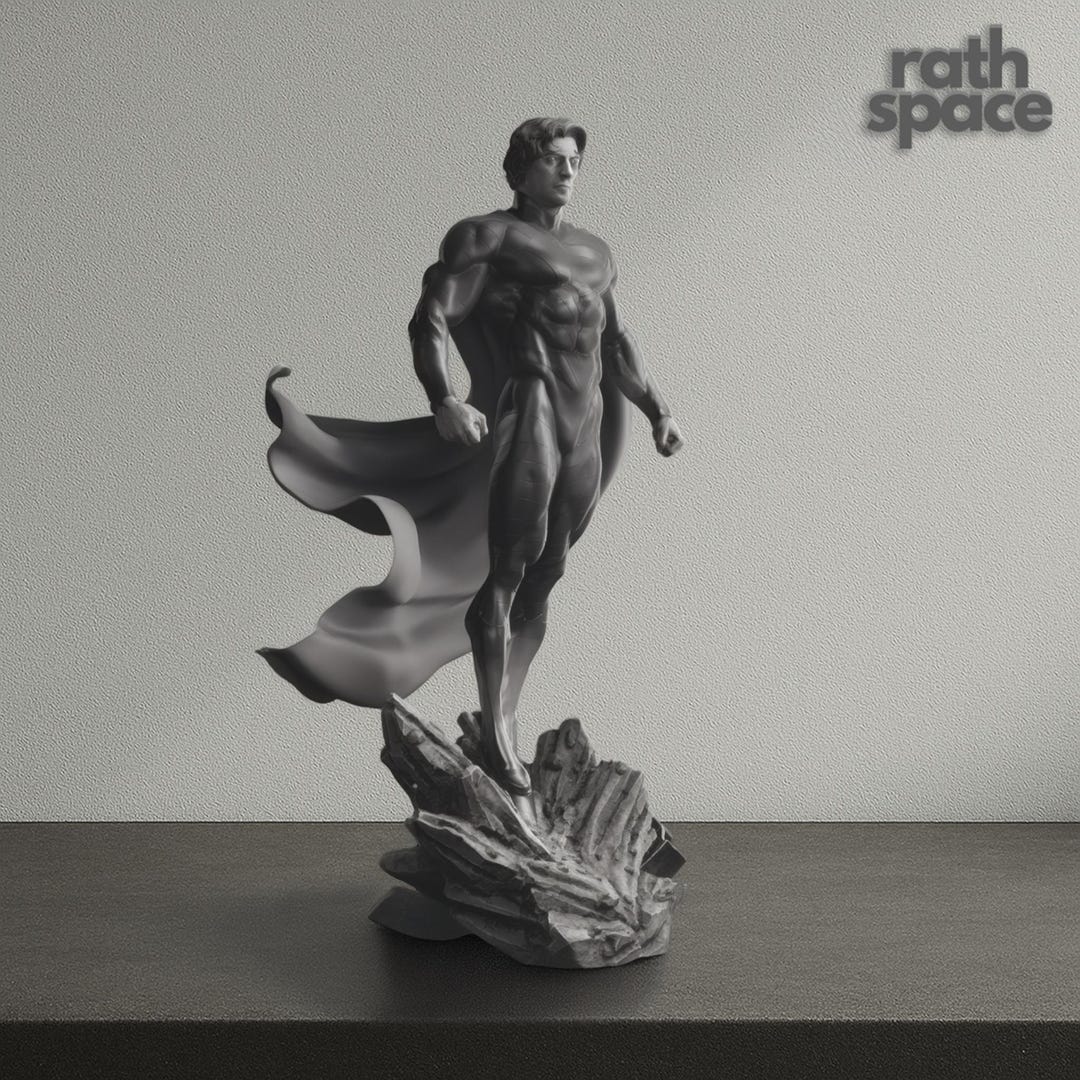 Absolute Superman STL File for 3D Printing – DC Fan Art Statue & Bust ...