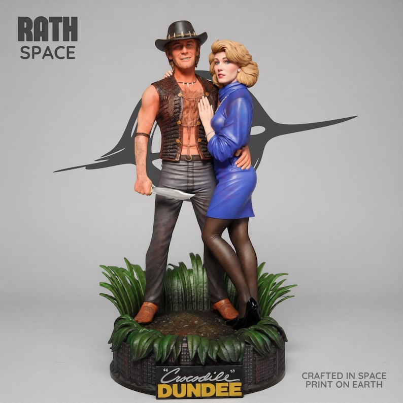 Crocodile Dundee STL 3D Print File Adventure Movie Statue - Etsy UK