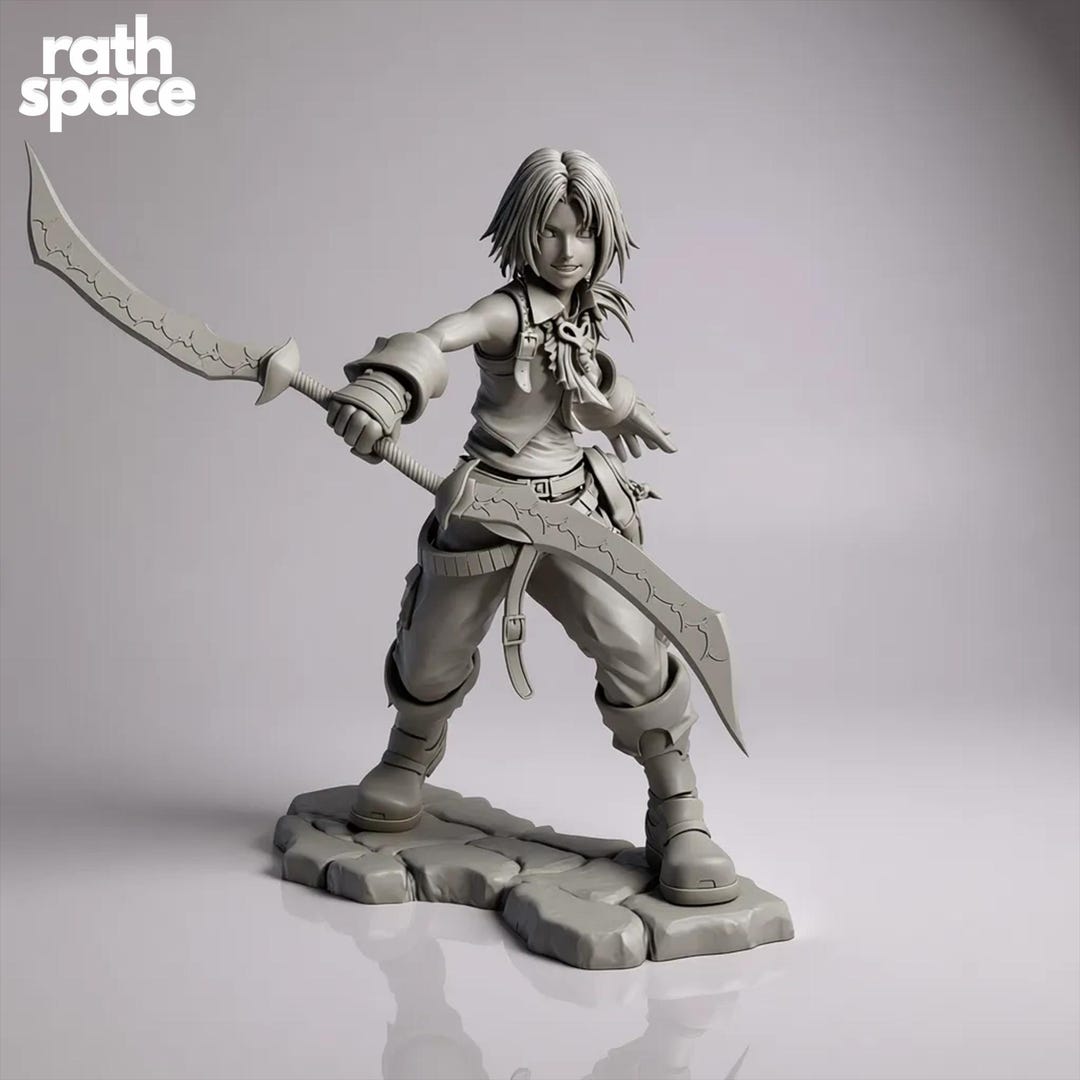 Zidane Tribal Final Fantasy IX Stl 3D Model | FFIX Figure | Pre ...
