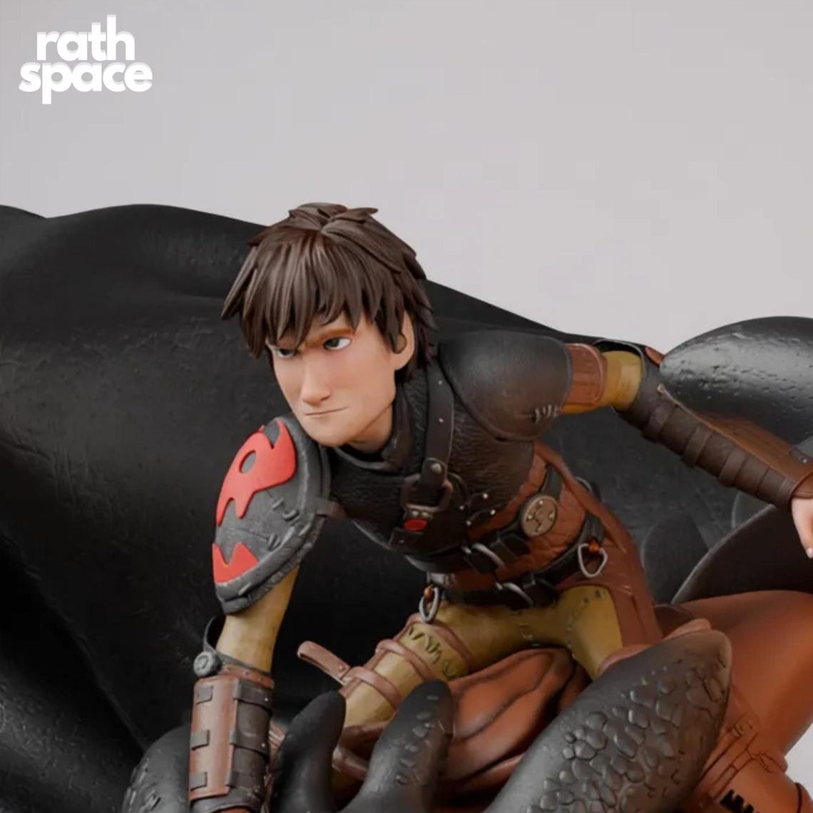 Hiccup & Toothless STL 3D Model | HTTYD Statue + Bust | Pre-supported ...