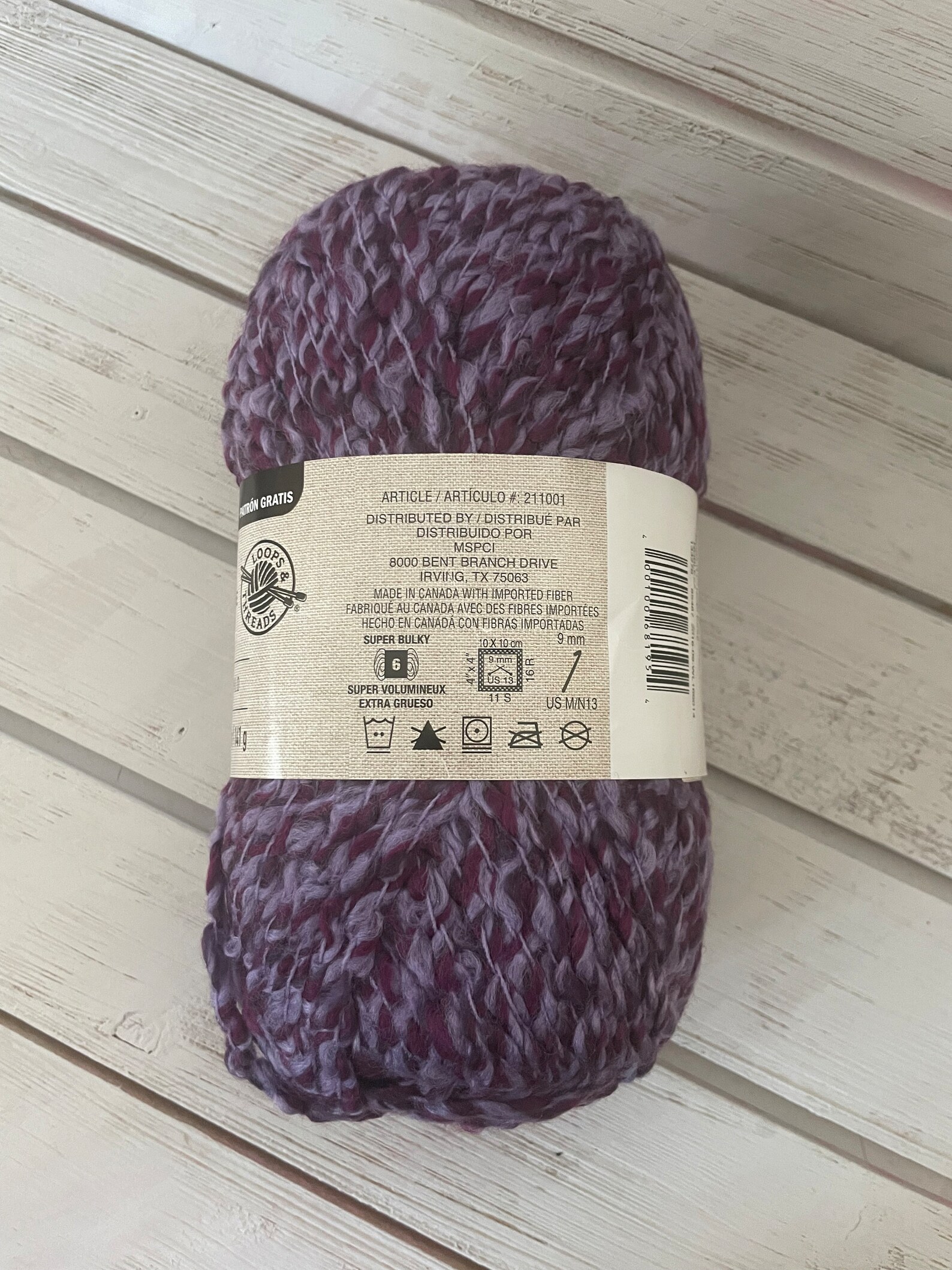 Country Loom Yarn by Loops & Threads Nobility Chunky Yarn Bulky Yarn 6 ...