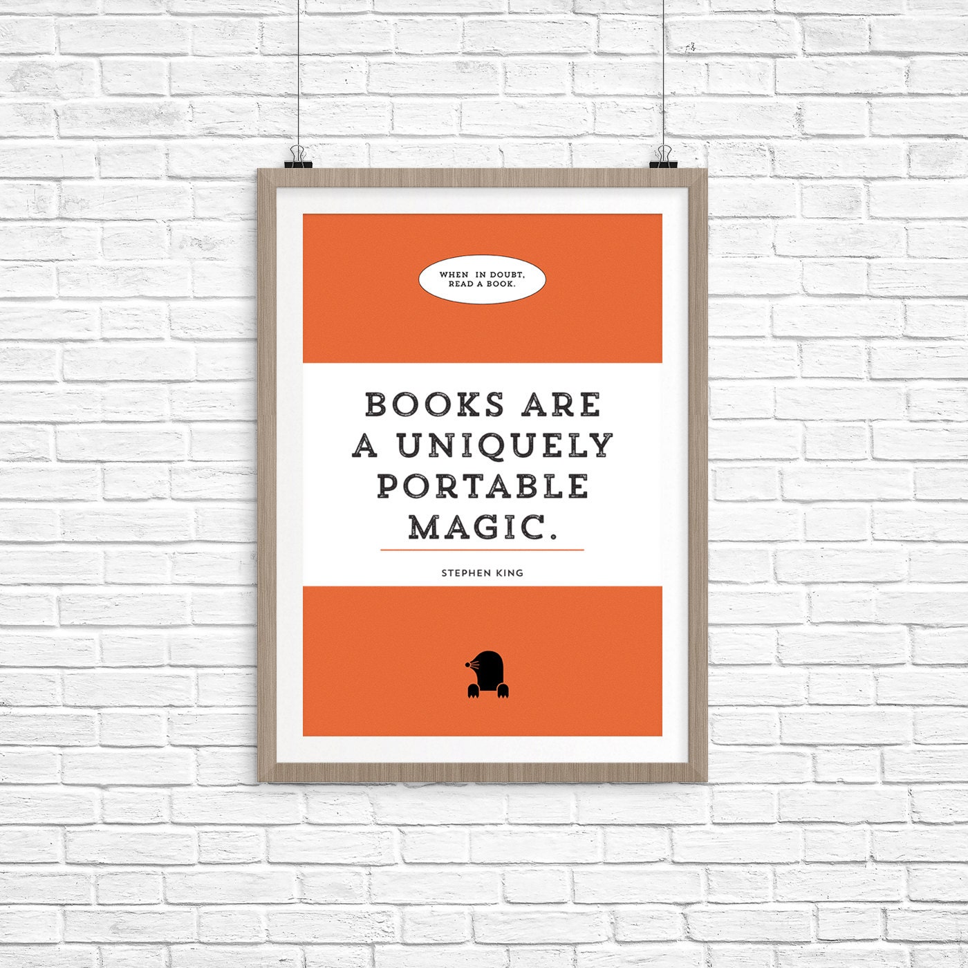 Word Poster Inspirational Poster Vintage Penguin Style - Etsy