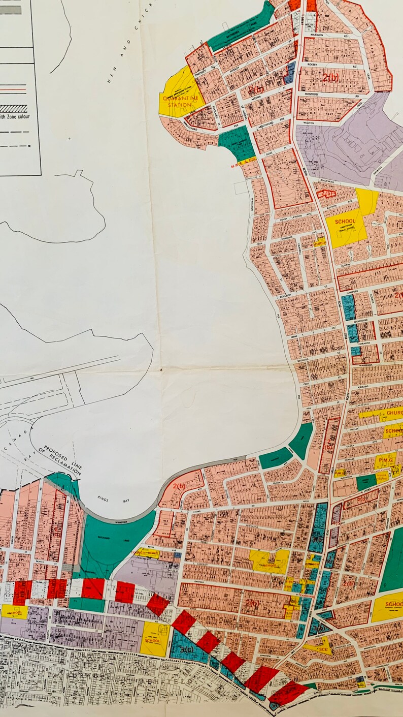 Vintage Drummoyne Map Sydney Map Planning Map Mid | Etsy Australia