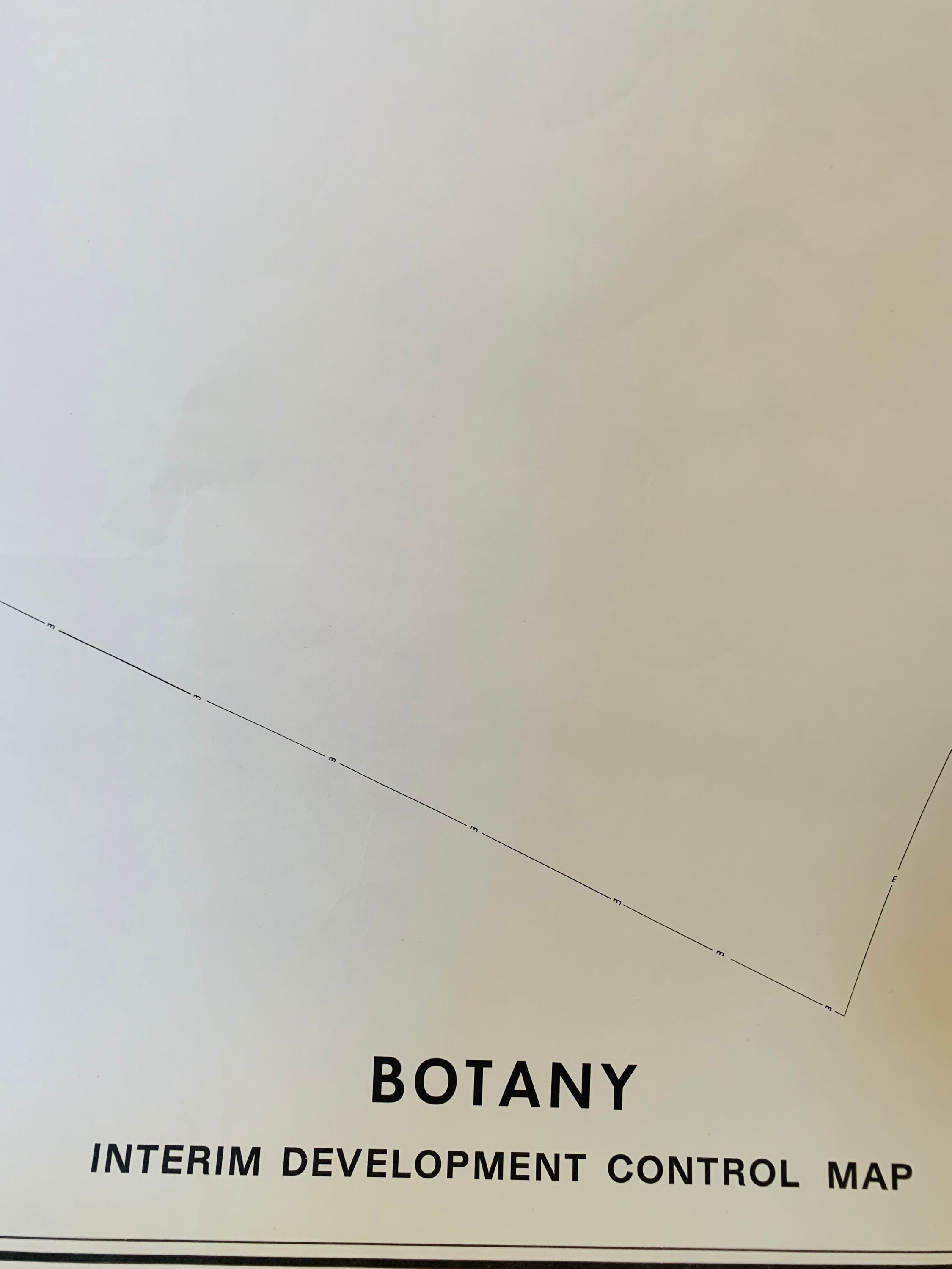 Vintage Botany Map Sydney Map Planning Map Mid Century - Etsy