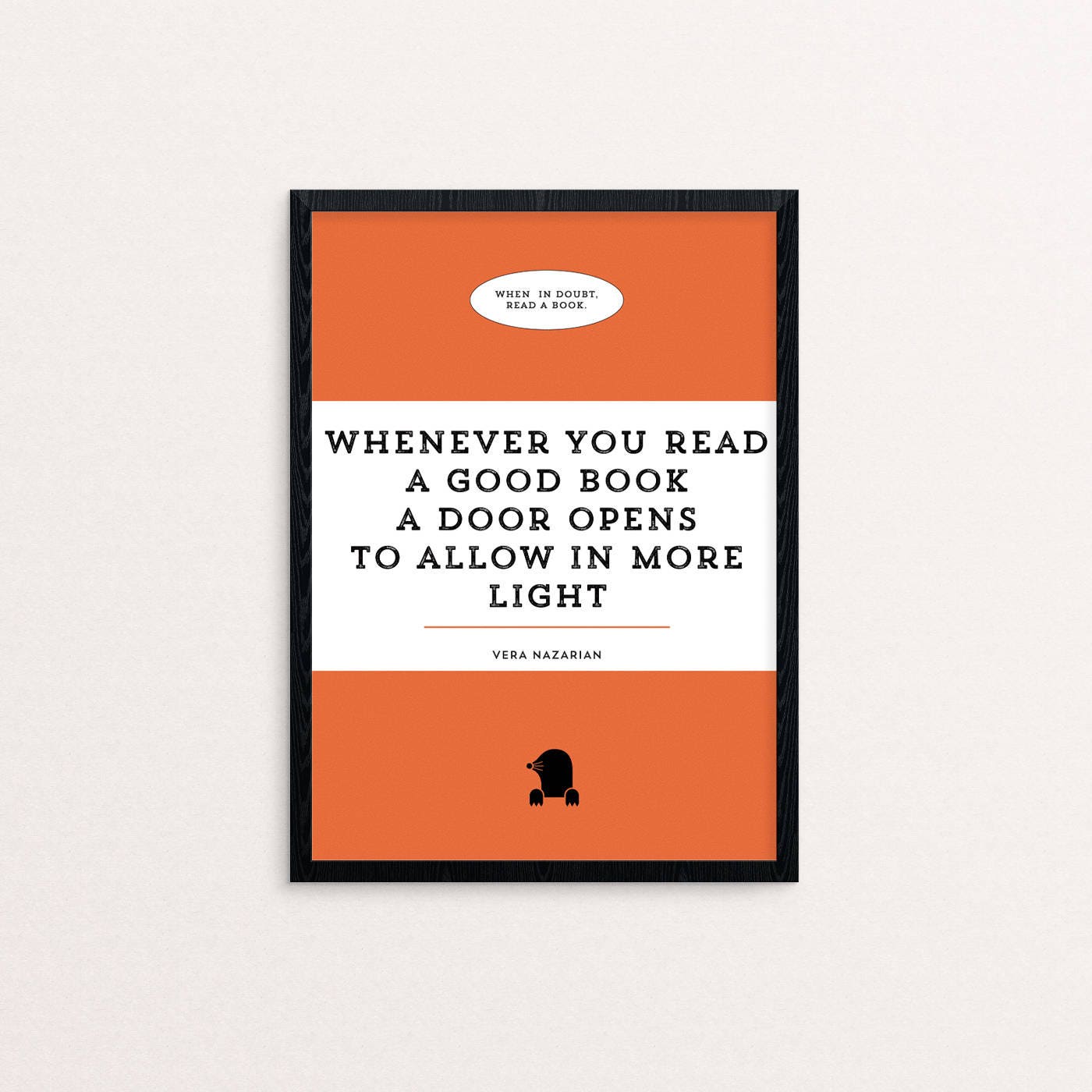 Word Poster Inspirational Poster Vintage Penguin Style Poster Quote ...