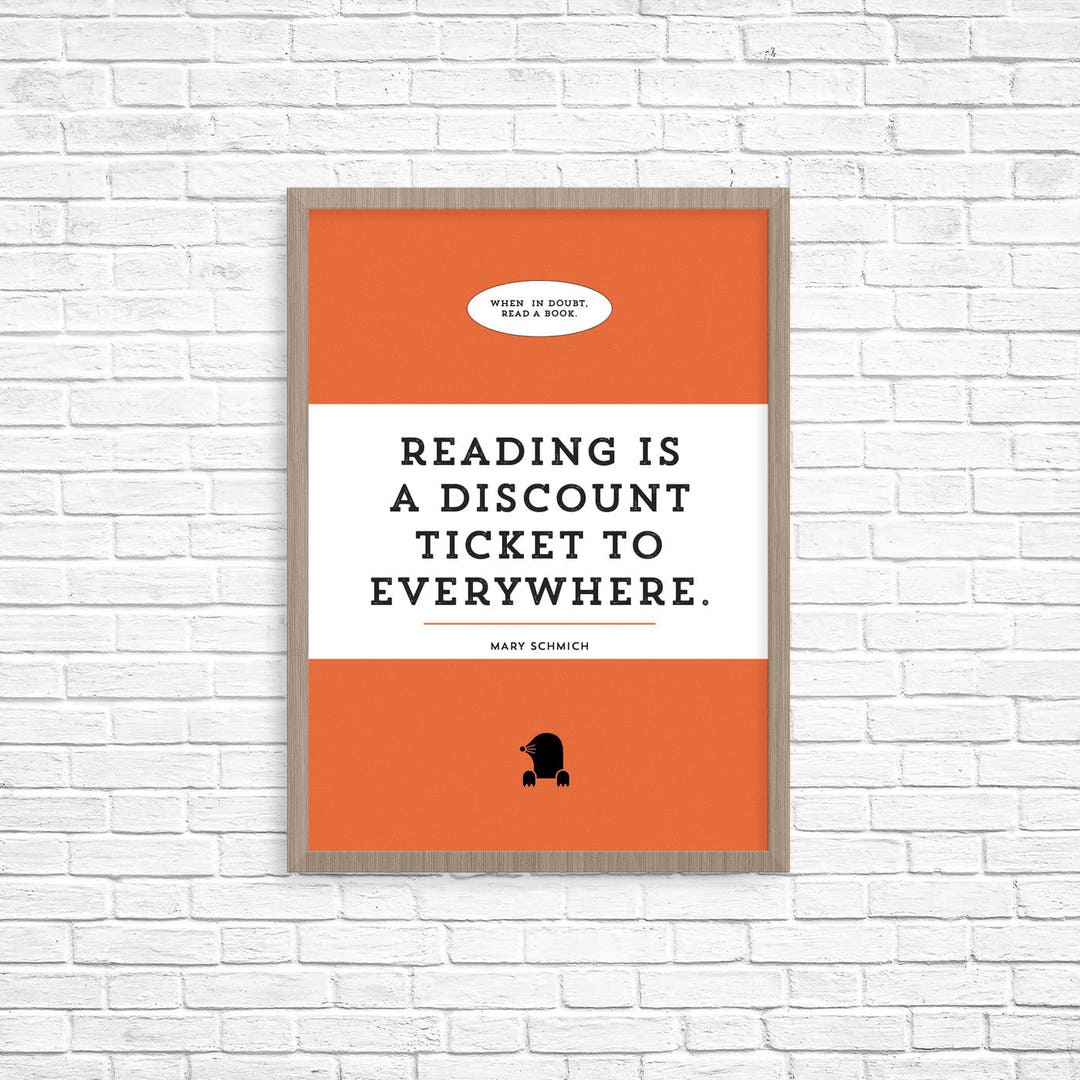 Word Poster Inspirational Poster Vintage Penguin Style Poster Quote ...