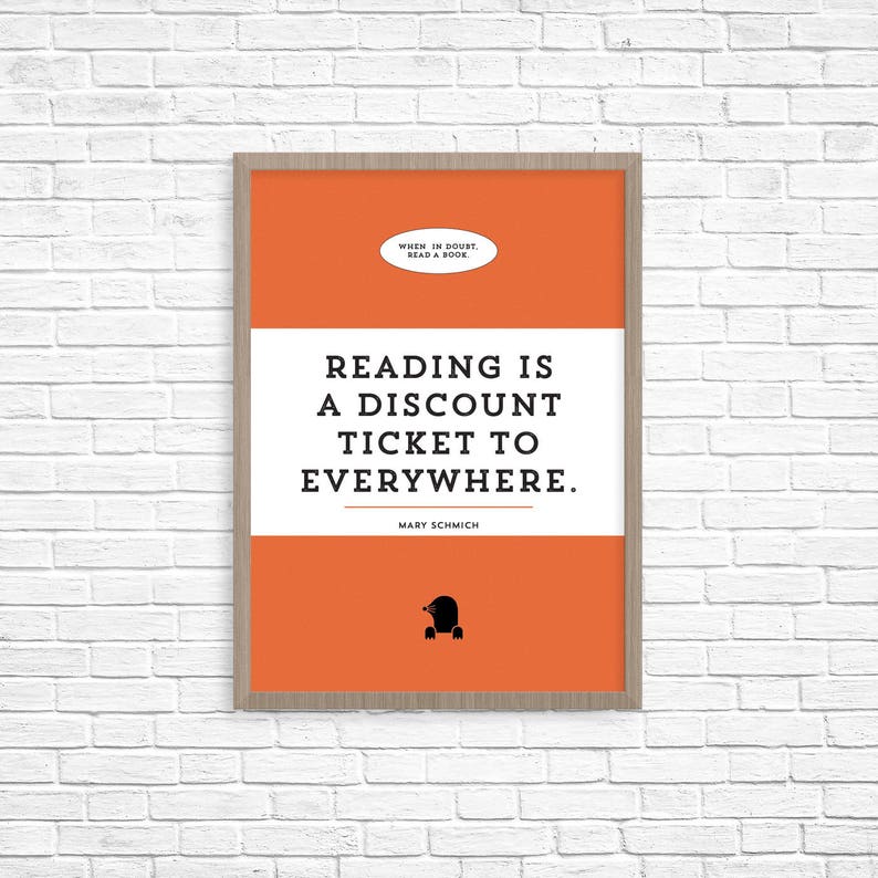 Word Poster Inspirational Poster Vintage Penguin Style Poster Quote ...