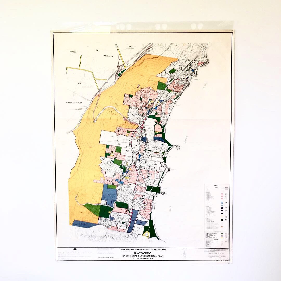 Vintage Map Illawarra Map South Coast Map Planning Map - Etsy Australia