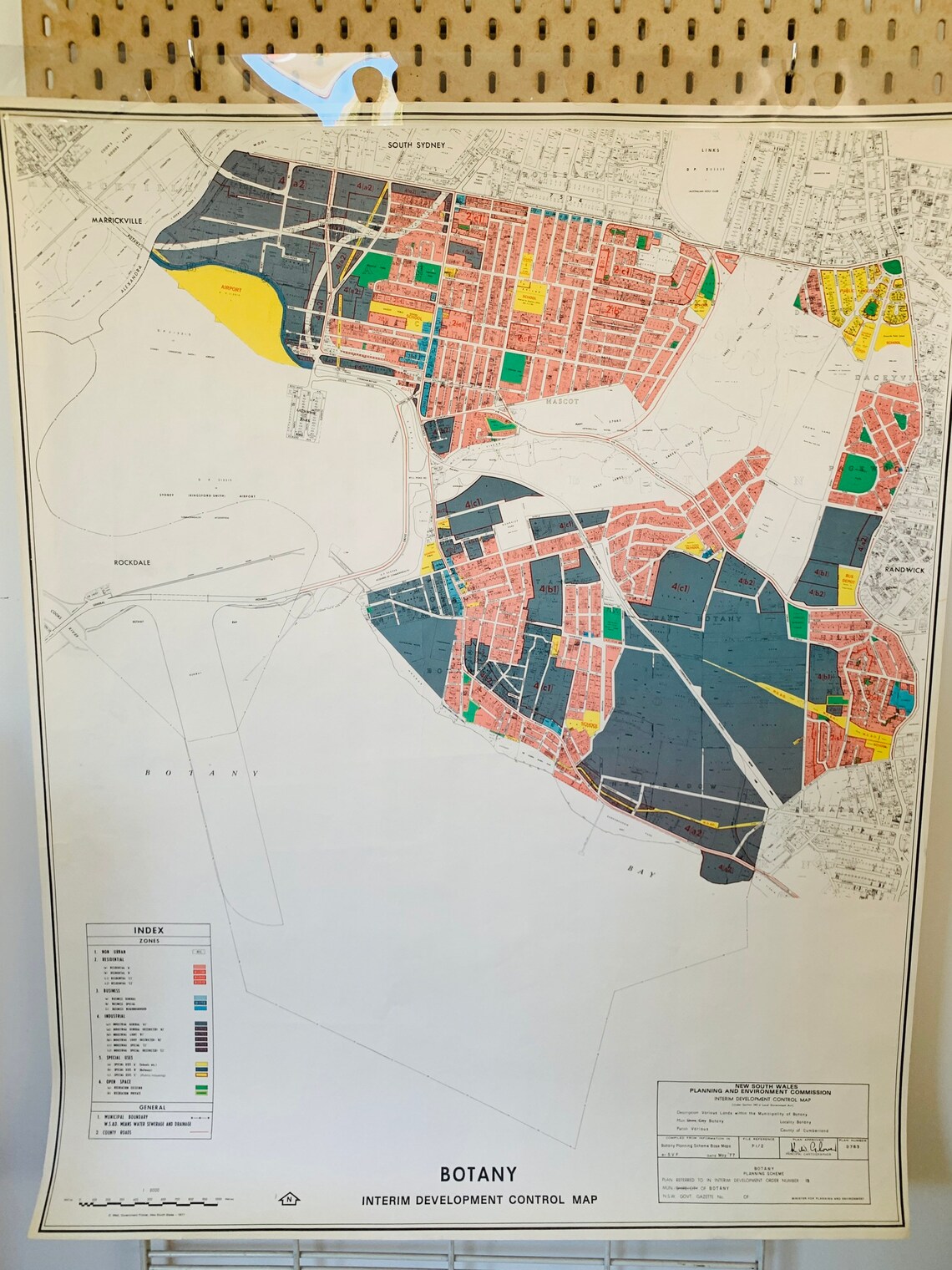 Vintage Botany Map Sydney Map Planning Map Mid Century - Etsy