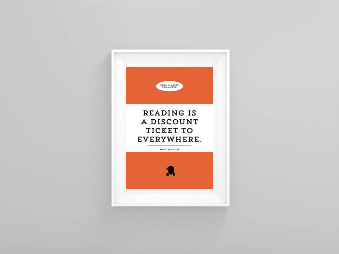 Word Poster Inspirational Poster Vintage Penguin Style Poster Quote ...