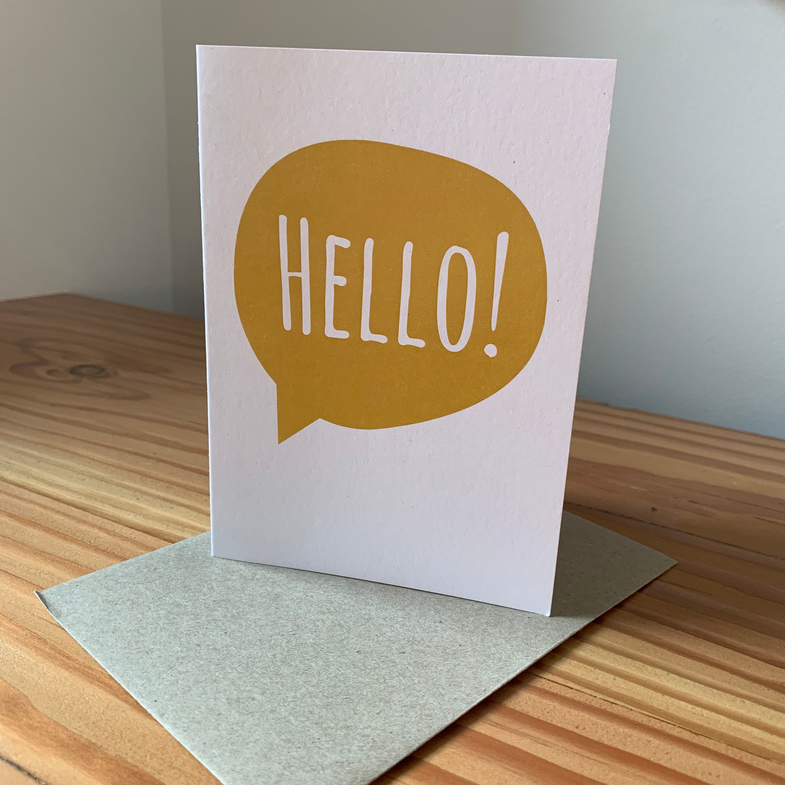 Hello Card Birthday Card Card for Friend Funny Card All Occasion Card ...