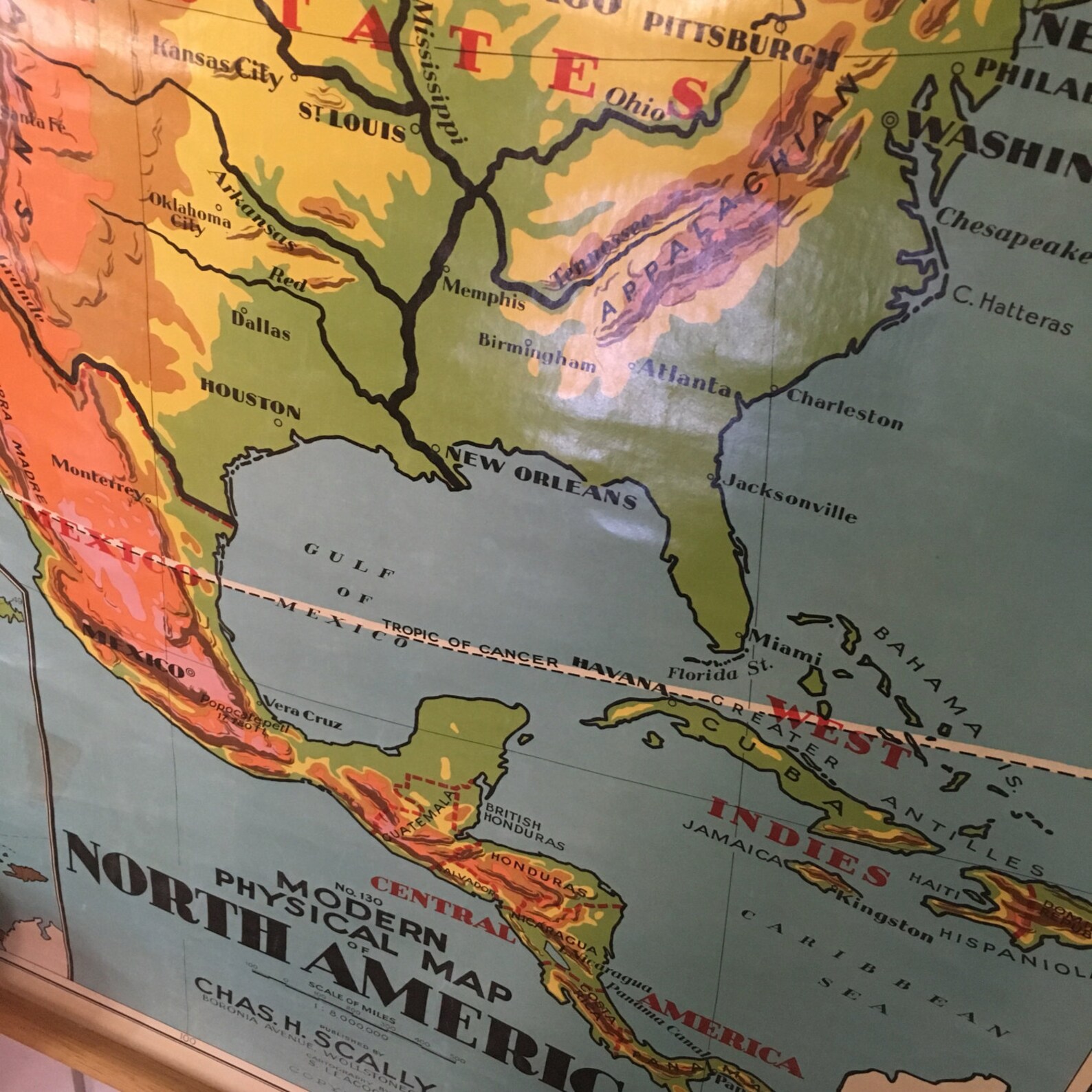 Vintage America Map Vintage Map Wall Art Wall Decor Housewarming Gift ...