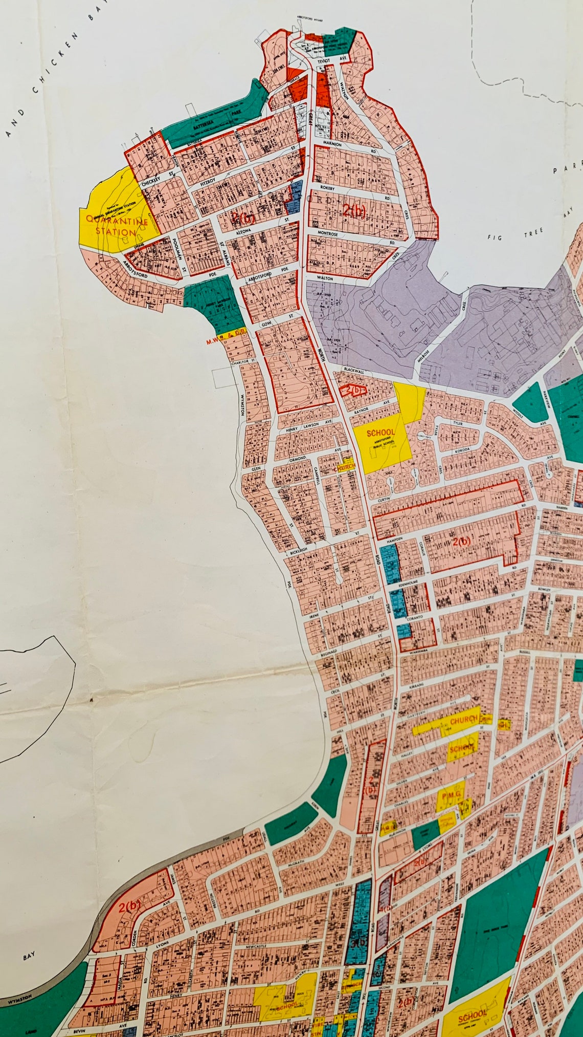 Vintage Drummoyne Map Sydney Map Planning Map Mid | Etsy Australia