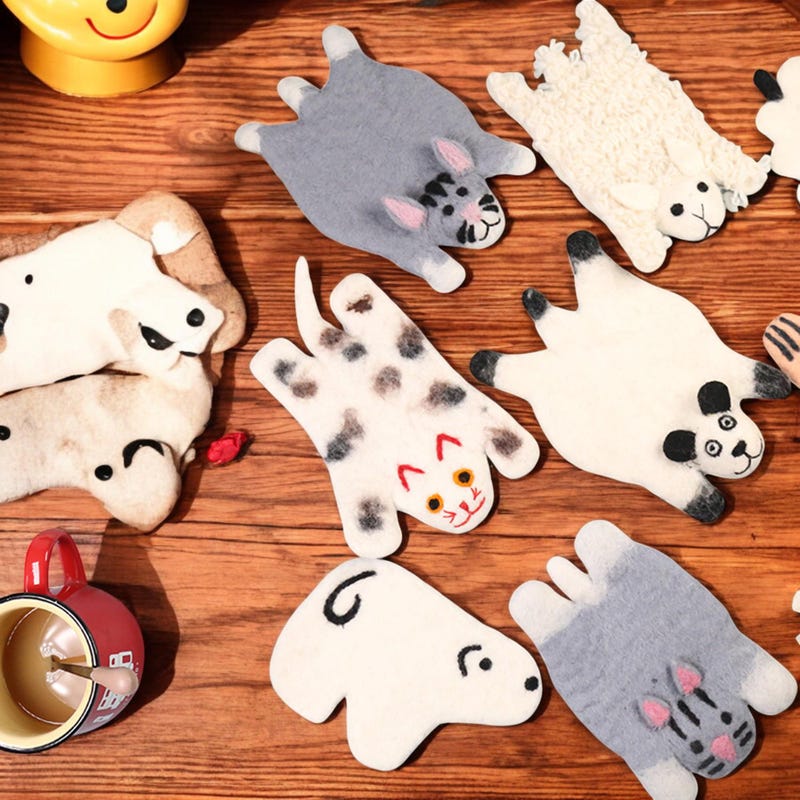 Wool Coasters - Etsy