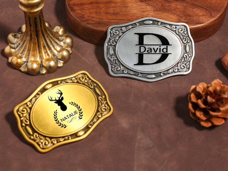 Custom Western Belt Buckles,personalized Men's Belt Buckles Letter Belt ...