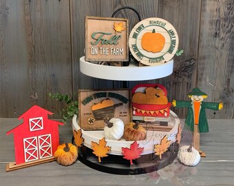 Fall Tiered Tray Decor - Etsy