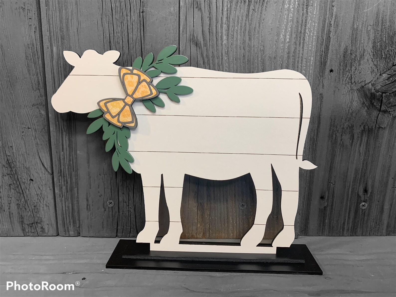 Cow Shelf Sitter Sign Farmhouse Home Decor Farmhouse Signs - Etsy