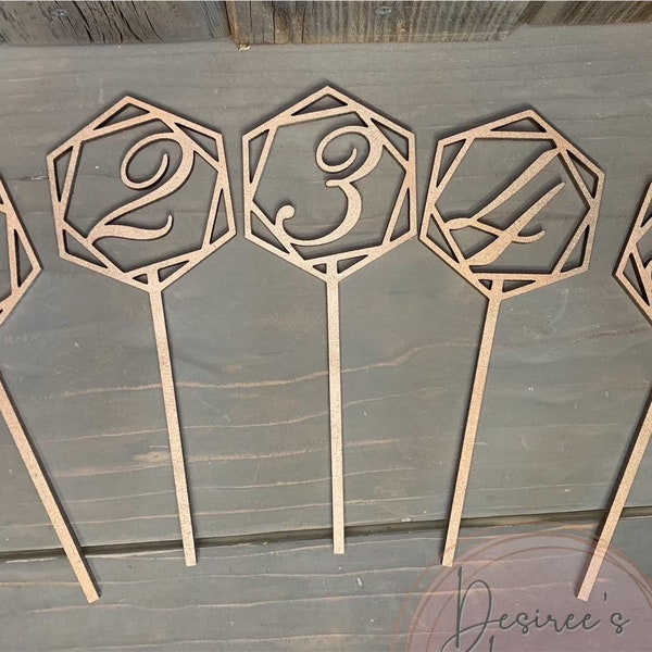 Laser Cut Numbers - Etsy
