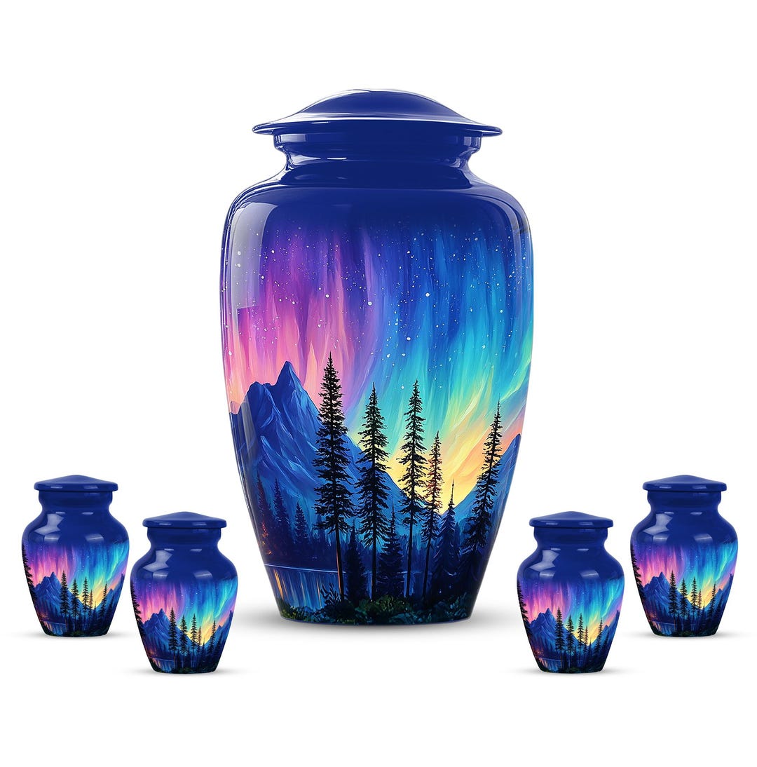Northern Lights Urns for Human Ashes – Personalized Cremation Urn ...
