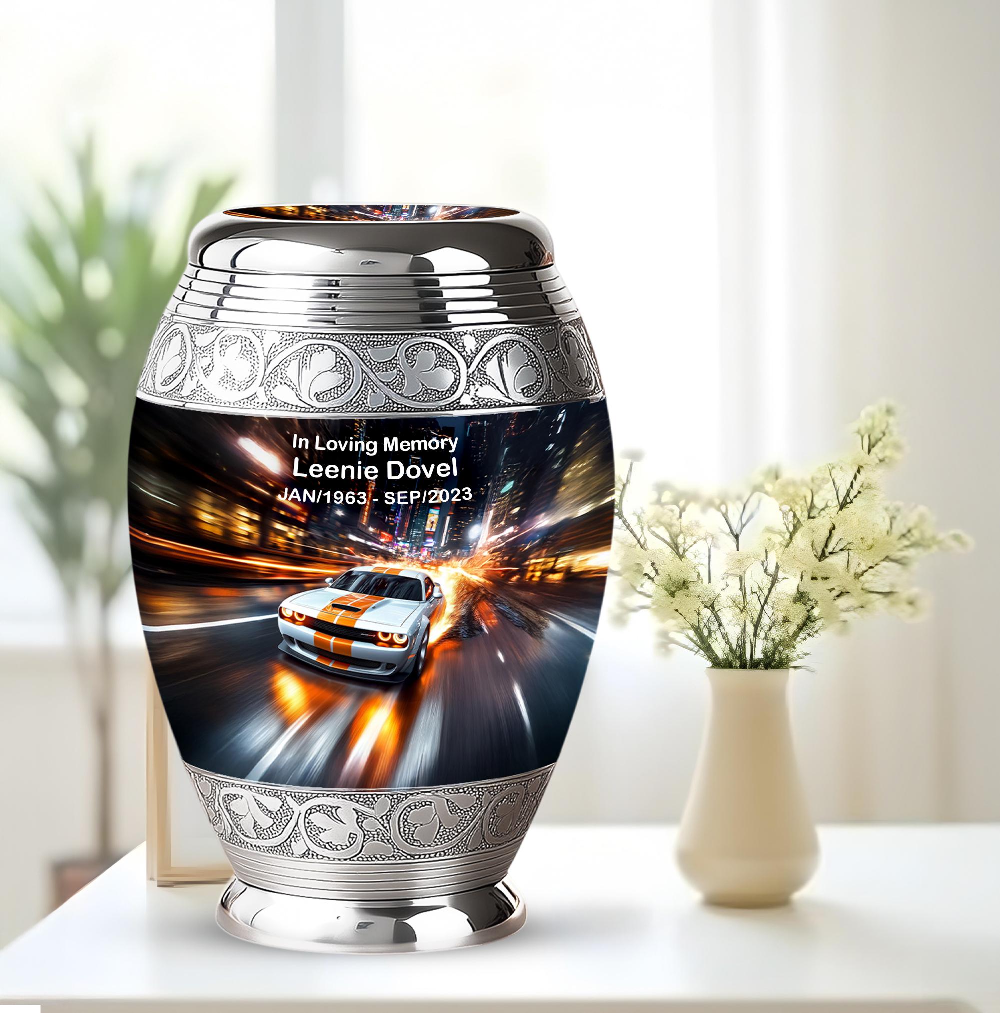 Personalized Car Urn for Ashes – Black Automotive Cremation Urn - Etsy