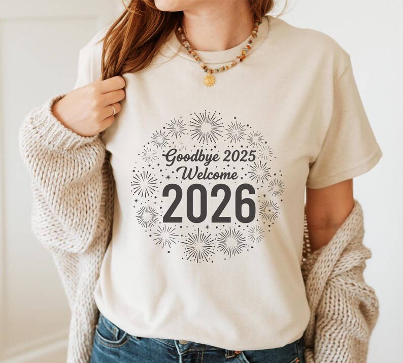 Au revoir 2025 Bienvenue 2026 SVG Bundle, Happy New Year 2026 PNG ...