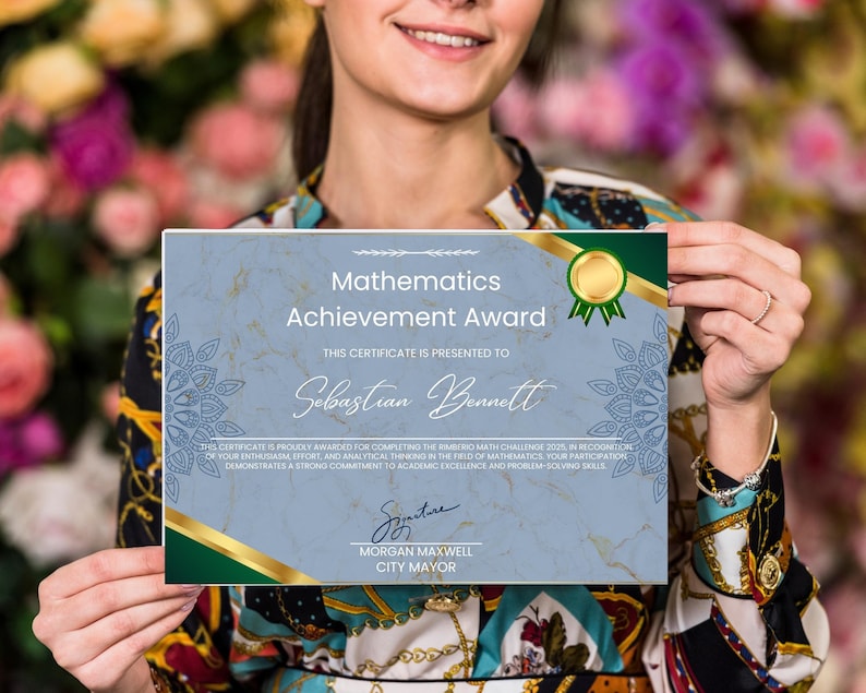 Editable Certificate of Achievement Template,printable Well Done Award ...