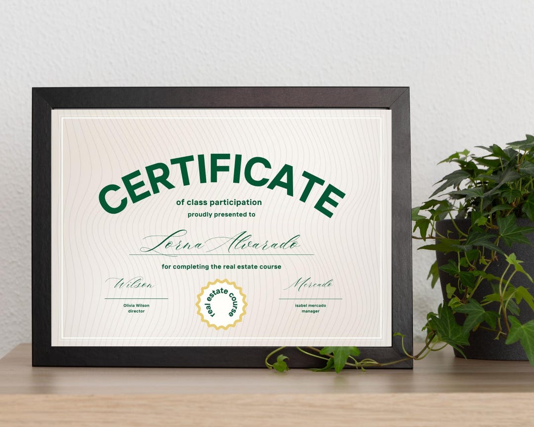 Editable Certificate of Achievement Template,gold Border Award ...