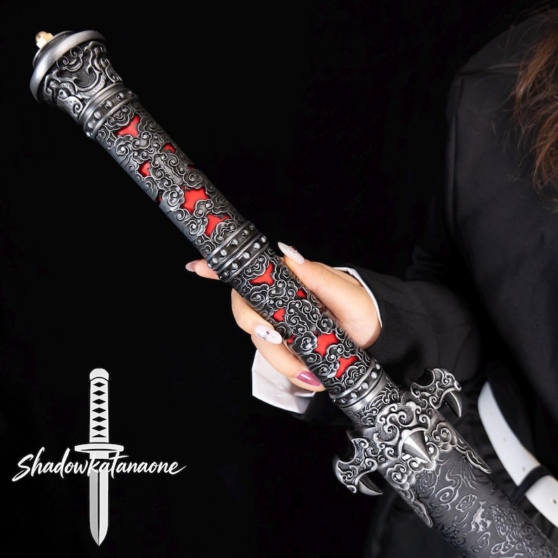 Handcrafted Dragon Claw Sword - Full-tang Steel Blade With Ornamental ...