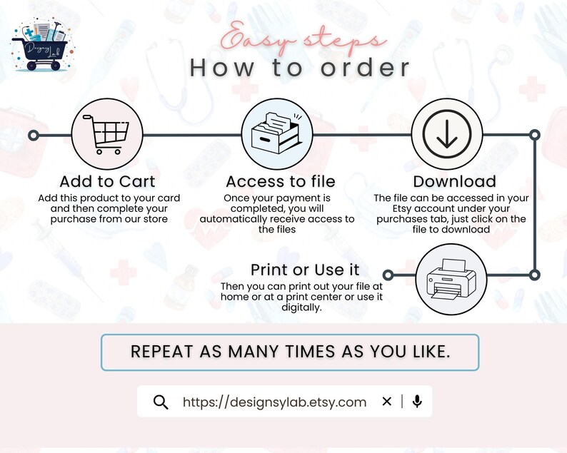 Nursing Lab Values Chart | Study Organizer Template | Medical Student ...
