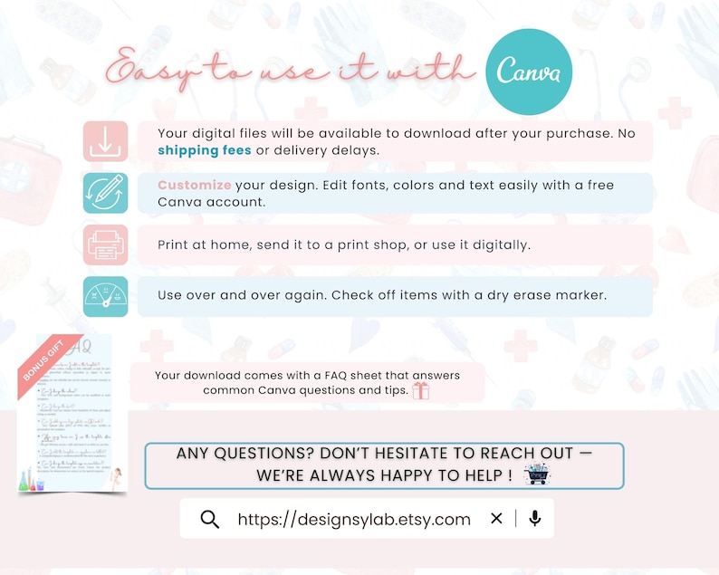 Nursing Lab Values Chart | Study Organizer Template | Medical Student ...